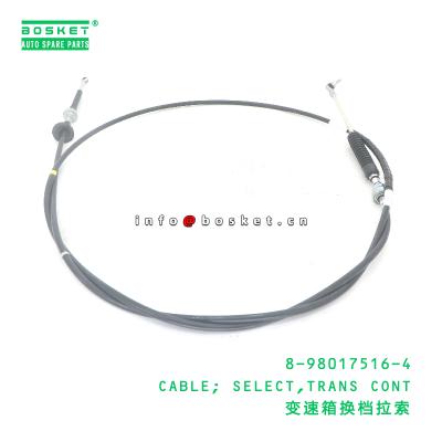 China ISUZU Selector Cable 8-98017516-4 8980175164 Transmission Control Cable 4HK1 6HK1 for sale
