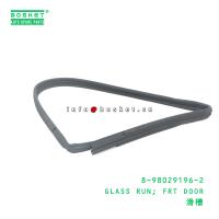 China ISUZU 8980291962 Front Door Glass Run 8-98029196-2 Durable Rubber Channel Seal for sale