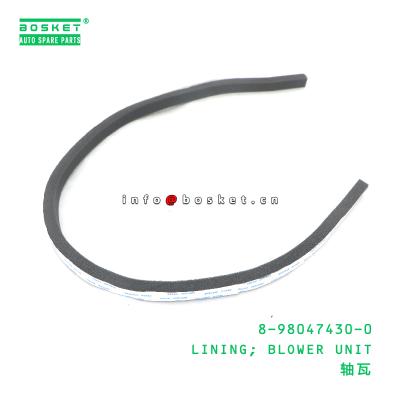 China ISUZU 8980474300 Blower Unit Lining 8-98047430-0 Compatible with 4HK1 6HK1 Trucks for sale