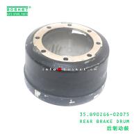 China 35.B90ZG6-02075 Rear Brake Drum for JAC N120 Heavy Duty Truck Brake Drum for sale