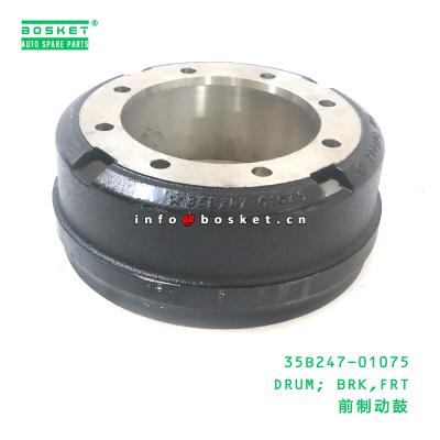 China 35B247-01075 Brake Drum Front for JAC N120 Truck 35B247-01075 for sale