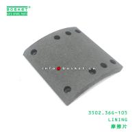 China 3502.36G-105 Lining for JAC Truck Steering Rod High Strength Steel 3 Month Warranty for sale