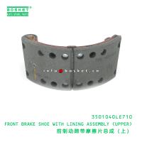 China 3501040LE710 FRONT BRAKE SHOE WITH LINING ASSEMBLY (UPPER) suitable for JAC N90 3501040LE710 for sale