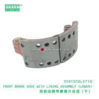 China JAC N90 Front Brake Shoe with Lining Assembly Lower 3501050LE710 for sale