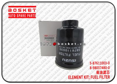 China Fuel Filter Element Kit for ISUZU NKR77 4JH1 5-87611003-0 8-98037480-0 5876110030 8980374800 for sale