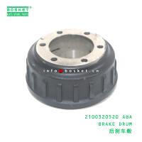 China 2100320520 ABA Brake Drum for JAC Truck Heavy Duty Replacement Part for sale