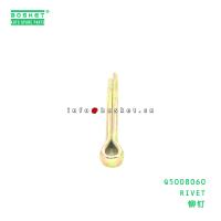 China Q5008060 Rivet Straight Tie Rod for JAC Truck Steering System High Strength Steel for sale