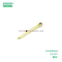 China Q5008060 Rivet Straight Tie Rod for JAC Truck Steering System High Strength Steel for sale