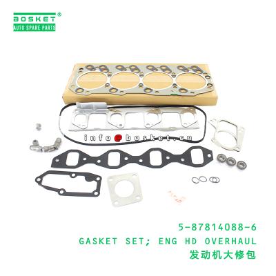 China ISUZU 5878140886 Engine Overhaul Gasket Set 5-87814088-6 4HG1 4HK1 4JJ1 for sale