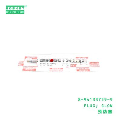 China Glow Plug 8-94133759-9 for ISUZU 4JB1 8941337599 12V Diesel Engine for sale