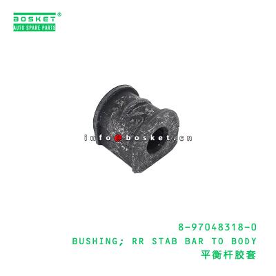 China ISUZU Bushing RR STAB BAR TO BODY 8-97048318-0 for UBS17 UBS25 4ZE1 6VD1 8970483180 for sale