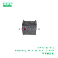 China ISUZU Bushing RR STAB BAR TO BODY 8-97048318-0 for UBS17 UBS25 4ZE1 6VD1 8970483180 for sale