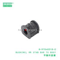 China ISUZU Bushing RR STAB BAR TO BODY 8-97048318-0 for UBS17 UBS25 4ZE1 6VD1 8970483180 for sale