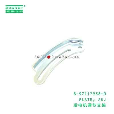 China Adjustment Plate 8-97117938-0 for ISUZU NKR High-Quality Special Steel 8971179380 for sale
