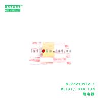 China ISUZU Radiator Fan Relay 8-97210972-1 8972109721 24V 3 Month Warranty for sale
