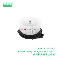 China ISUZU NKR 4HF1 Fan Motor Assembly Blower Unit 8-97211950-0 12V 1PCS for sale