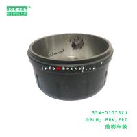 China 35W-01075XJ Brake Drum for JAC N200 Front Axle 280mm Diameter Replacement for sale