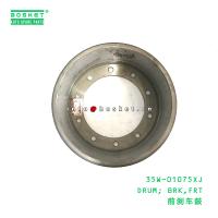 China 35W-01075XJ Brake Drum for JAC N200 Front Axle 280mm Diameter Replacement for sale