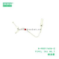 China 8980116060 Injection Pipe Suitable for ISUZU 4JJ1 with 1PCS Pack Quantities for sale