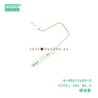 China 8-98011609-0 INJ NO.4 Fuel Injection Pipe Suitable for ISUZU 4JJ1 8980116090 for sale