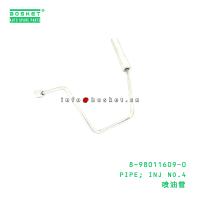 China 8-98011609-0 INJ NO.4 Fuel Injection Pipe Suitable for ISUZU 4JJ1 8980116090 for sale