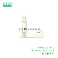 China 8-98034341-0 Front Suspension Shackle Suitable for ISUZU NMR6SE with 3 Months Warranty and 1PCS Pack Quantities for sale