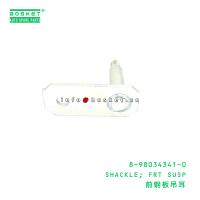 China 8-98034341-0 Front Suspension Shackle Suitable for ISUZU NMR6SE with 3 Months Warranty and 1PCS Pack Quantities for sale