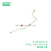 China 8-98126334-0 Fuel Suction Pipe Suitable for ISUZU 8981263340 for sale