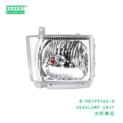 China 8-98199566-0 Headlamp Unit Suitable for ISUZU 8981995660 with 1PCS Pack Quantities and 3 Months Warranty for sale