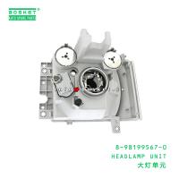 China 8-98199567-0 Headlamp Unit Suitable for ISUZU 8981995670 with Neutral Box Packaging and 3 Months Warranty for sale