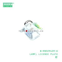 China ISUZU License Plate Lamp Suitable for ISUZU with 1PCS Pack and 3 Months Warranty for sale