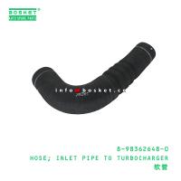 China 8-98362648-0 Hose Inlet Pipe to Turbocharger Suitable for ISUZU 8983626480 with 15-20 Days Delivery and 3 Months Warranty for sale
