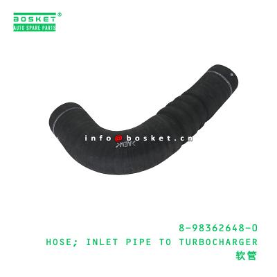 China 8-98362648-0 Hose Inlet Pipe to Turbocharger Suitable for ISUZU 8983626480 with 15-20 Days Delivery and 3 Months Warranty for sale