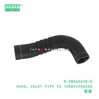 China 8-98362648-0 Hose Inlet Pipe to Turbocharger Suitable for ISUZU 8983626480 with 15-20 Days Delivery and 3 Months Warranty for sale