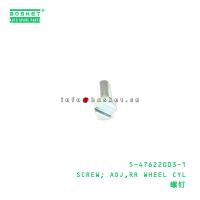 China 5-47622003-1 SCREW; ADJ,RR WHEEL CYL suitable for ISUZU 5476220031 for sale
