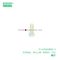 China 5-47622003-1 SCREW; ADJ,RR WHEEL CYL suitable for ISUZU 5476220031 for sale