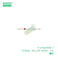 China 5-47622003-1 SCREW; ADJ,RR WHEEL CYL suitable for ISUZU 5476220031 for sale