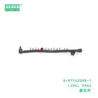 China 8-97142098-1 Link Drag Link Steering Rod Suitable for ISUZU 8971420981 Made of High-Quality Special Steel with 3 Months Warranty for sale