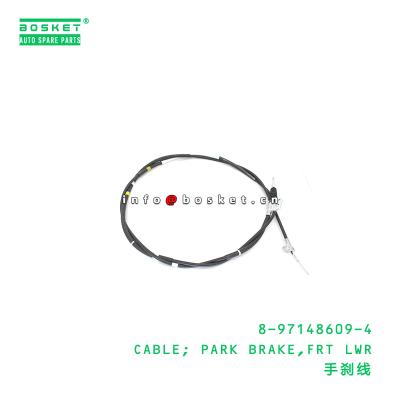 China ISUZU NQR 4HE1 Front Lower Park Brake Cable with 3 Months Warranty for sale