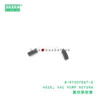 China 8-97207067-0 VAC PUMP RETURN HOSE for ISUZU NKR Truck Parts for sale
