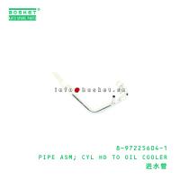 China 8-97225604-1 ISUZU 8972256041 Cylinder Head to Oil Cooler Pipe Assembly for ISUZU Trucks for sale