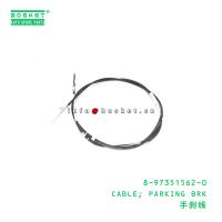 China 8-97351562-0 Parking Brake Cable for ISUZU NKR 4JH1 4JH1T with 3 Months Warranty 8973515620 for sale