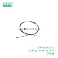 China 8-97351562-0 Parking Brake Cable for ISUZU NKR 4JH1 4JH1T with 3 Months Warranty 8973515620 for sale