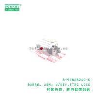China 8-97868240-0 Barrel Assembly with Key and Steering Lock Suitable for ISUZU 8978682400 for sale