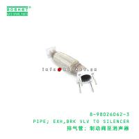 China ISUZU 8980260623 Exhaust Pipe Brake Valve to Silencer Corrosion Resistant High-Quality Steel for sale