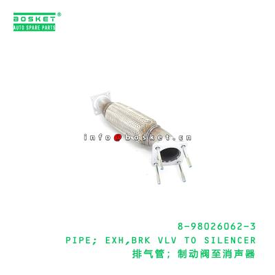 China ISUZU 8980260623 Exhaust Pipe Brake Valve to Silencer Corrosion Resistant High-Quality Steel for sale