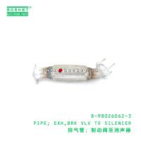 China ISUZU 8980260623 Exhaust Pipe Brake Valve to Silencer Corrosion Resistant High-Quality Steel for sale