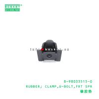 China ISUZU NLR85/4JJ1-TCS Compatible Rubber Clamp U-Bolt Front Spring Clamp with 1PCS Pack Quantity and 3 Months Warranty for sale