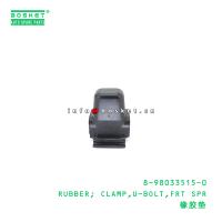 China ISUZU NLR85/4JJ1-TCS Compatible Rubber Clamp U-Bolt Front Spring Clamp with 1PCS Pack Quantity and 3 Months Warranty for sale