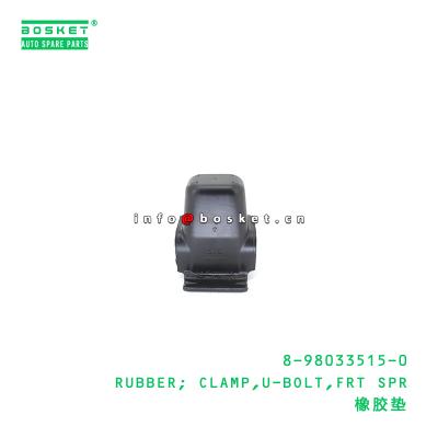 China ISUZU NLR85/4JJ1-TCS Compatible Rubber Clamp U-Bolt Front Spring Clamp with 1PCS Pack Quantity and 3 Months Warranty for sale